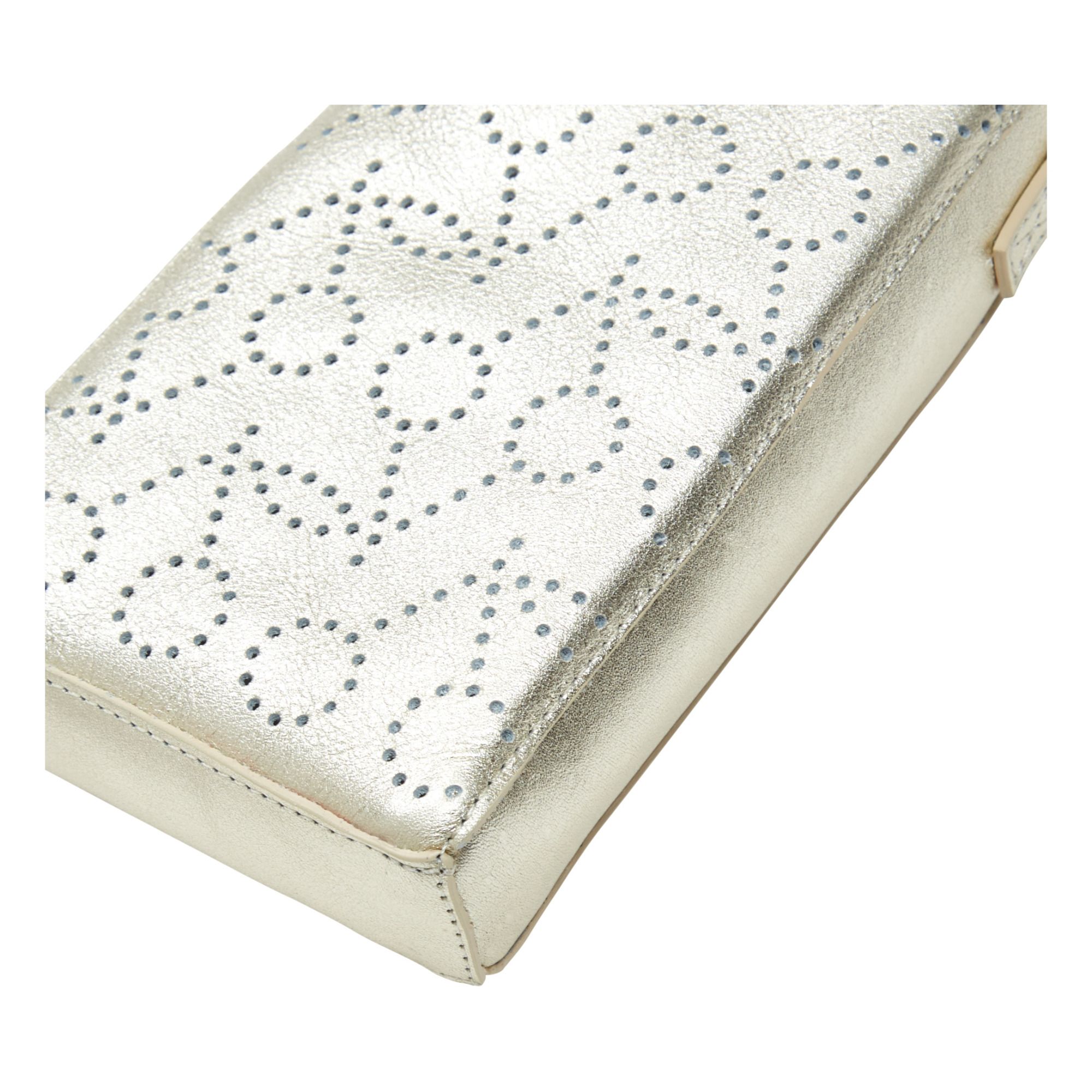 Tillie Cherry Leather Phone Pouch Gold Bonpoint Fashion Children ...