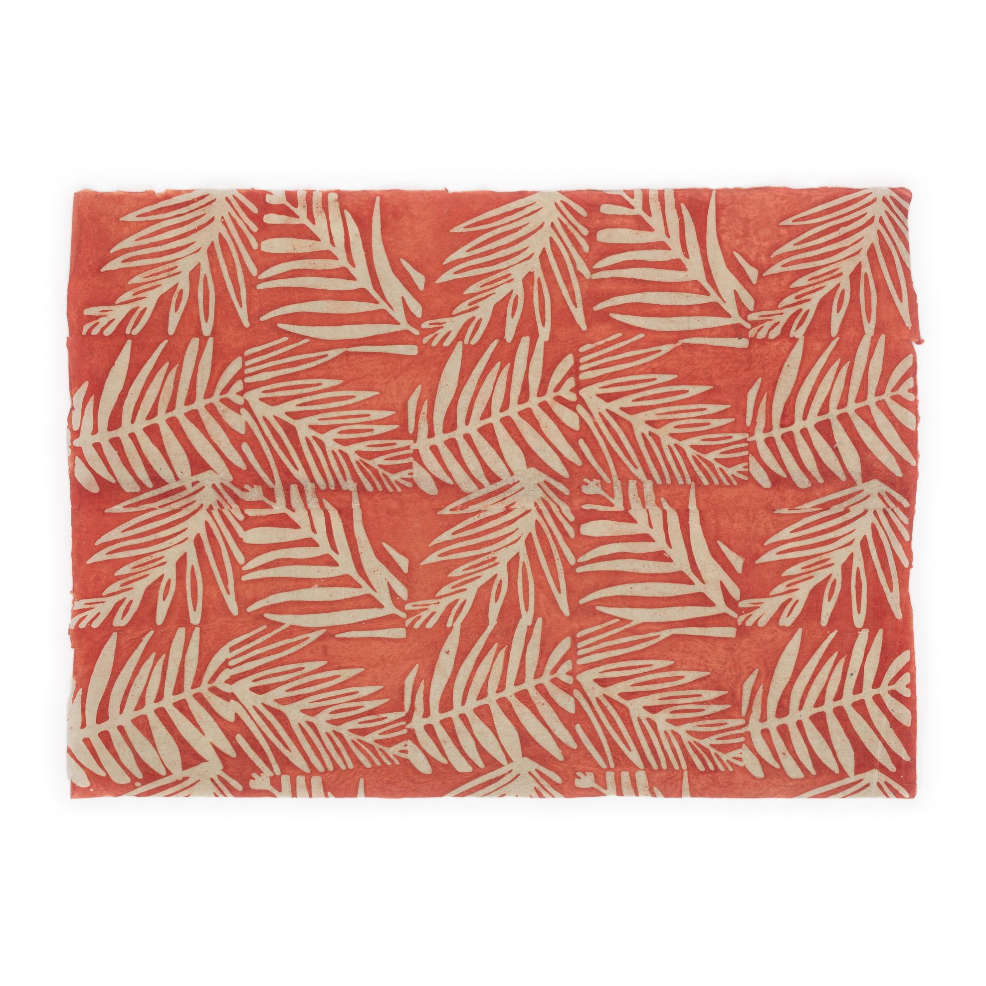 Tapete Terracotta - Block mit 12 Bögen Terracotta Le Monde Sauvage ...