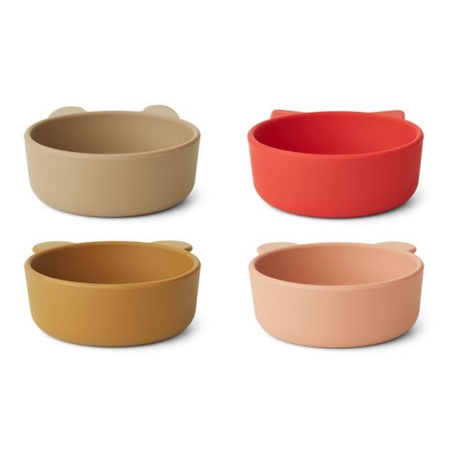 Vanessa Silicone Bowls - Set of 2 Caramel Liewood Design Children ...