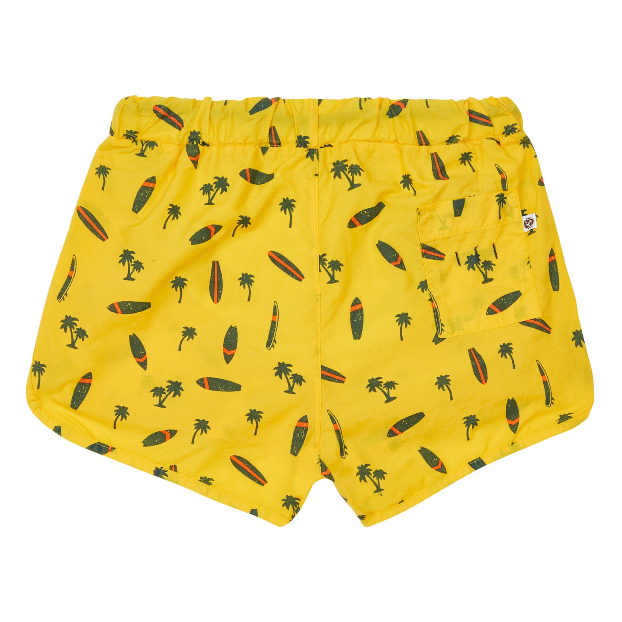 Bahia Palm Tree Swim Trunks Yellow Sunchild Fashion Teen, Children ...