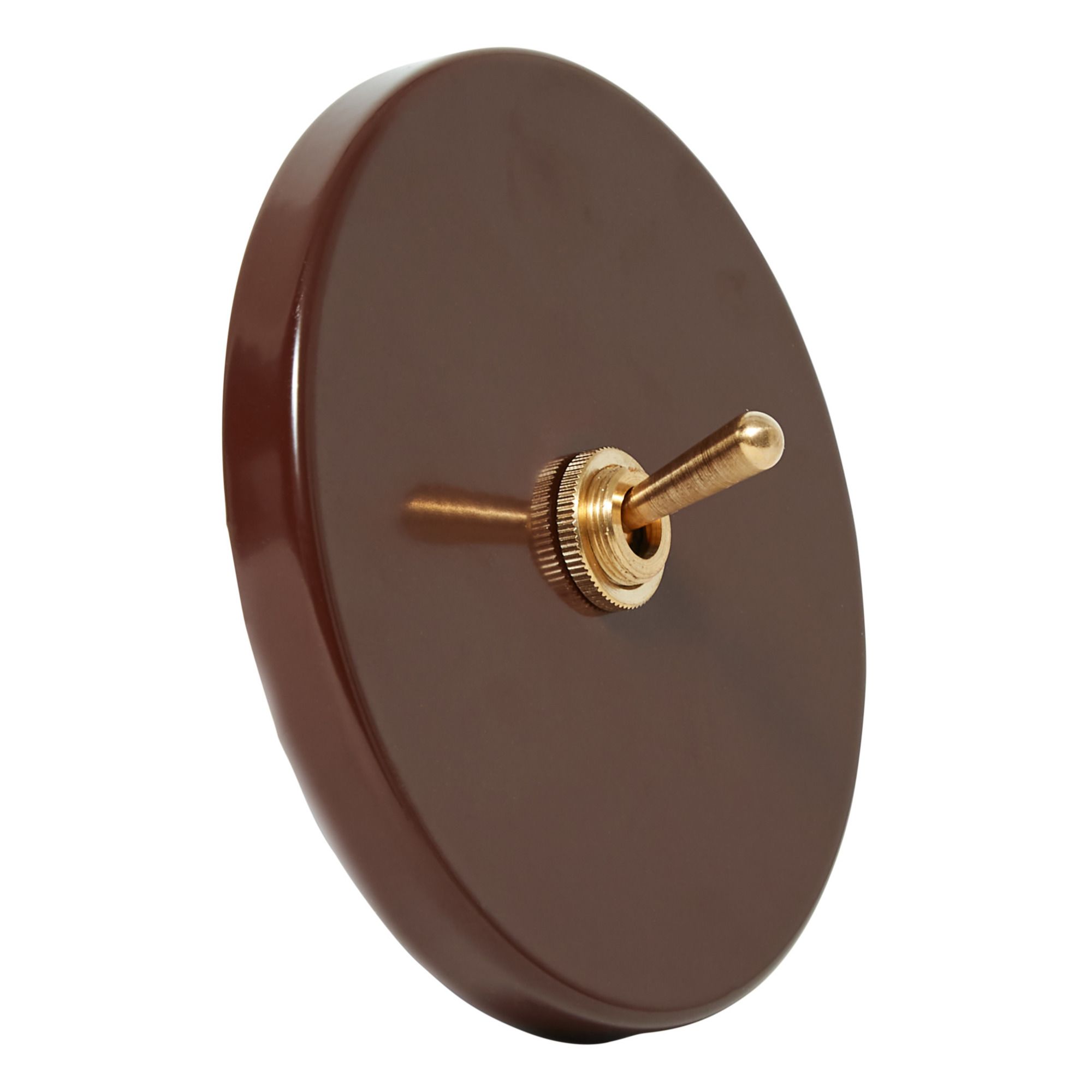 Steel Single Light Switch Brown Zangra Design Adult - Smallable