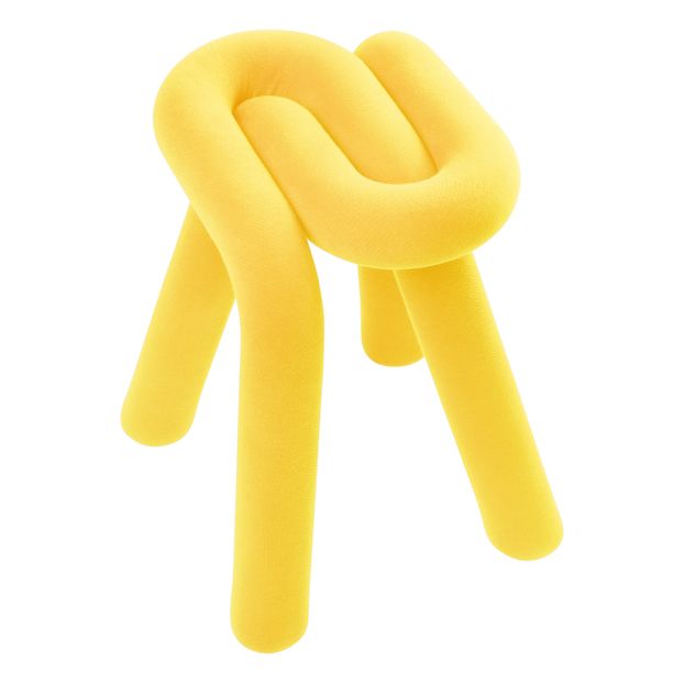 Tabouret Bold- Big Game Jaune Moustache Design Adulte - Smallable