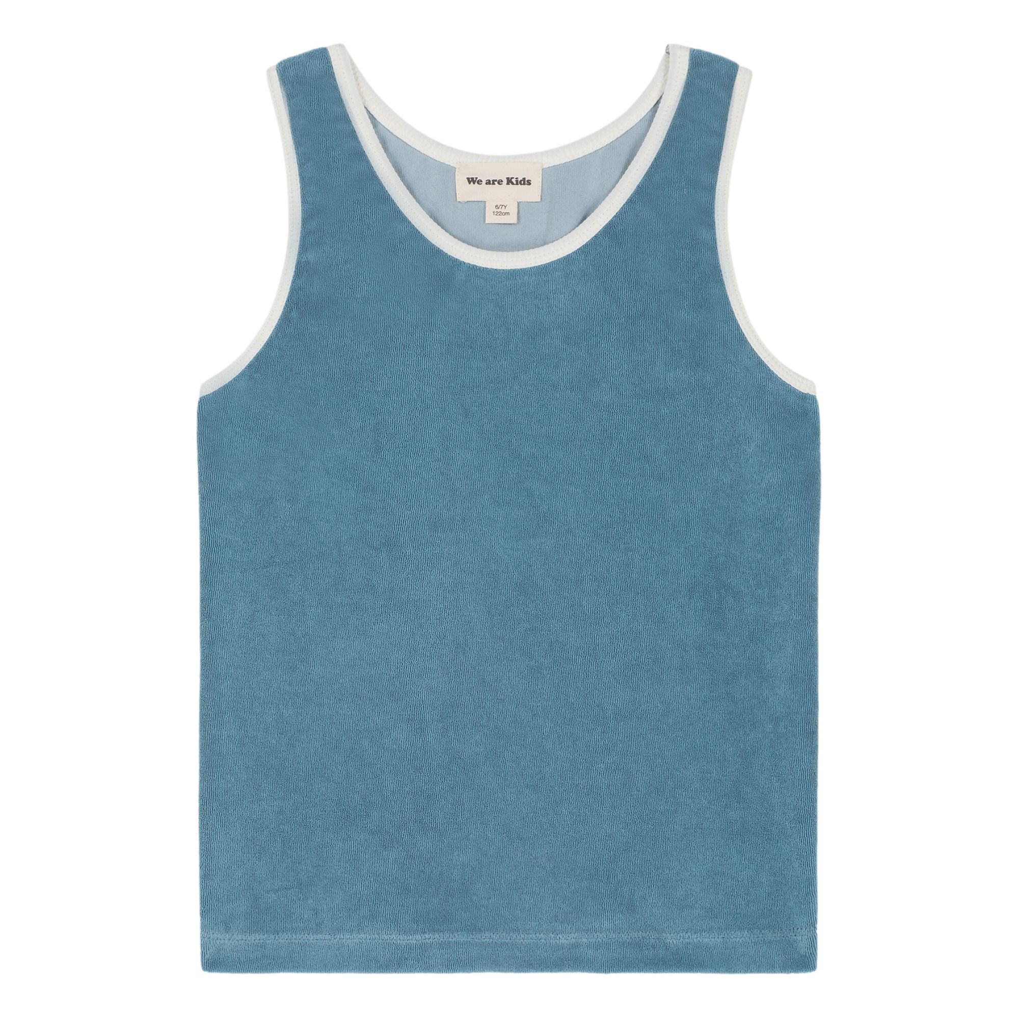 We Are Kids - Marcel Organic Cotton Terry Cloth Tank Top - Midnight ...