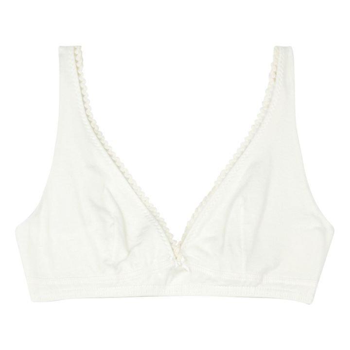 Iconic Bra - Adult's Collection - Ecru Petit Bateau Fashion Adult