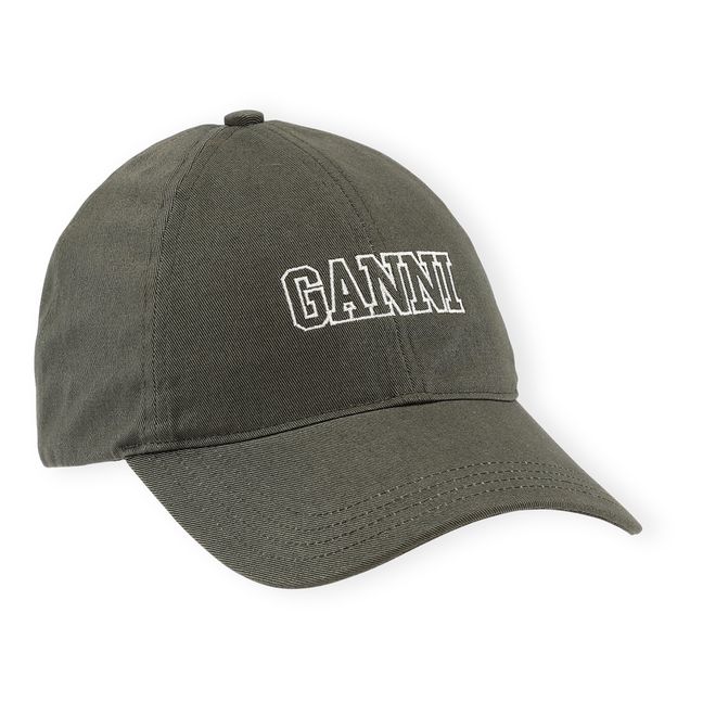 Software Organic Cotton Cap Azure blue Ganni Fashion Adult - Smallable