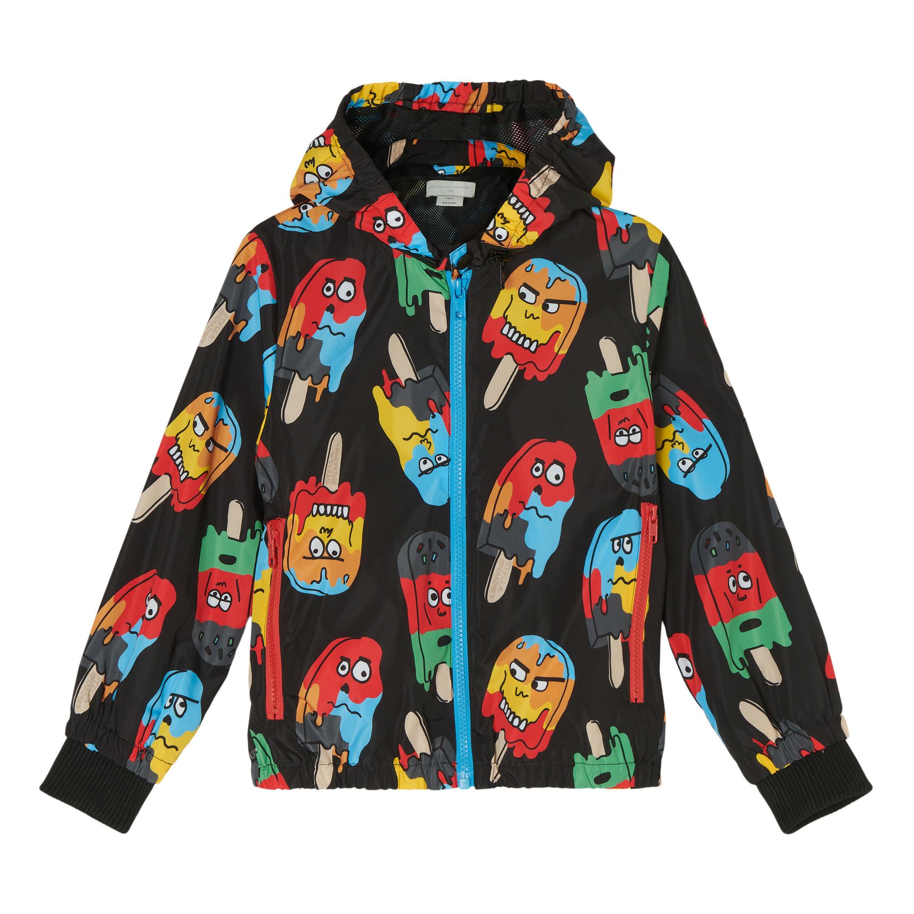 Recycled Nylon Ice Cream Jacket Black Stella McCartney Kids Fashion ...