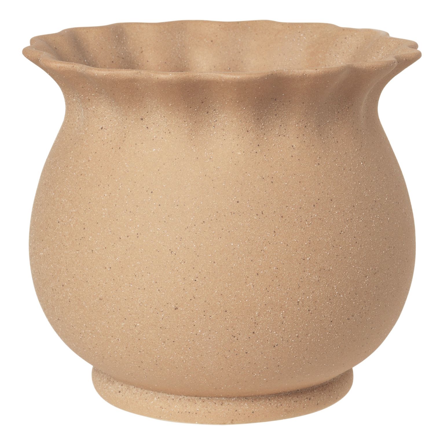 Alexa Ceramic Planter Pot Sand Broste Copenhagen Design Adult