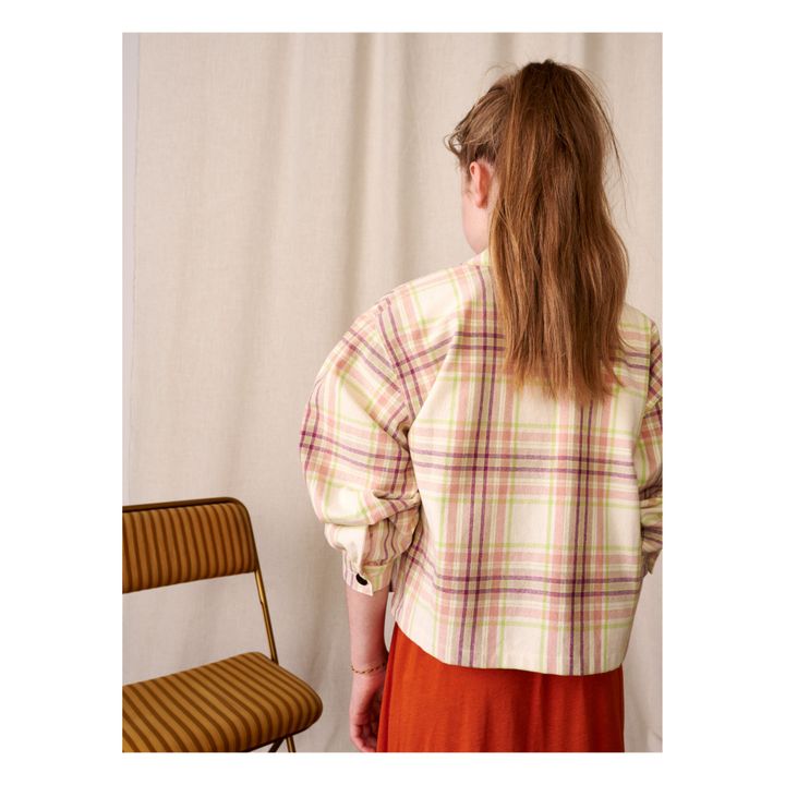 Bellerose - Azukar Checked Jacket - Pale pink | Smallable