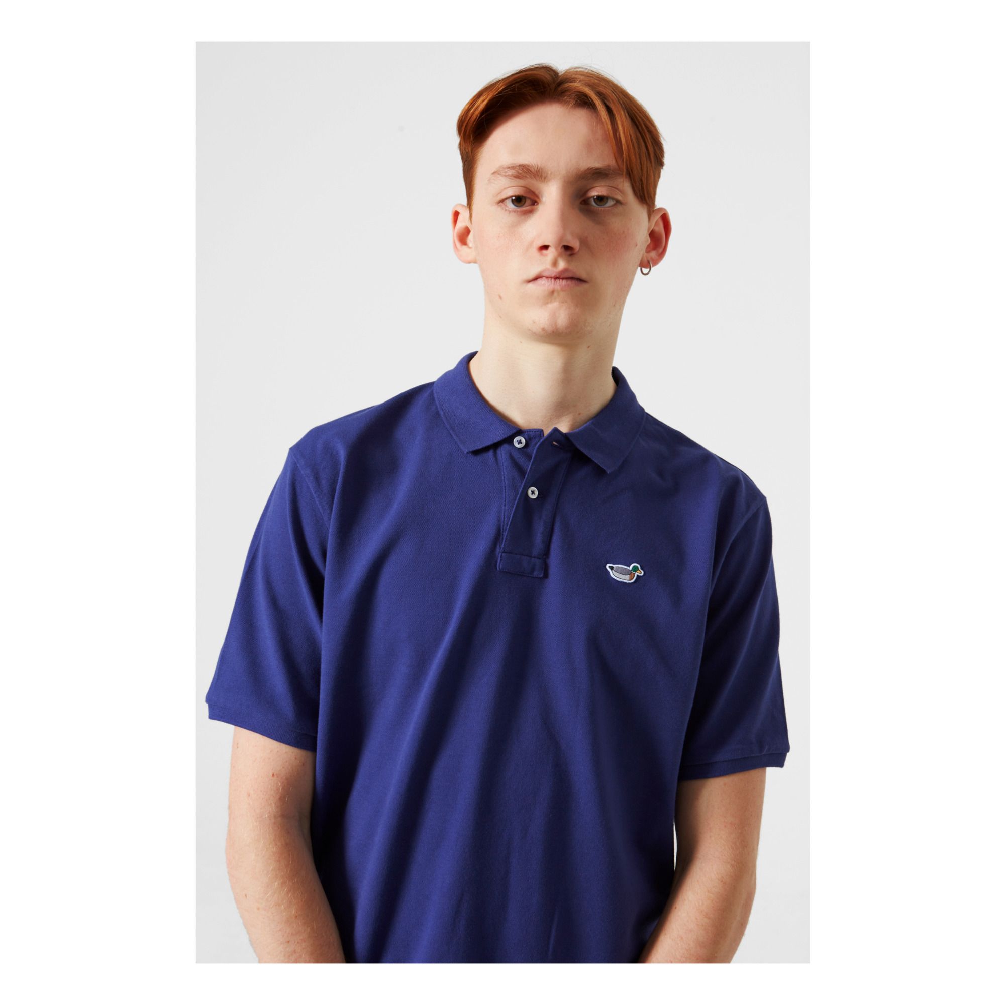 Wilson Polo Shirt Indigo blue Edmmond Studios Fashion Adult