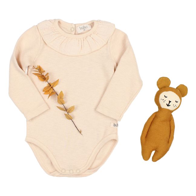 Body Coton Bio Eléphants Orange Mini Rodini Mode Bébé