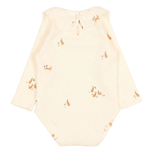 Body Coton Bio Eléphants Orange Mini Rodini Mode Bébé