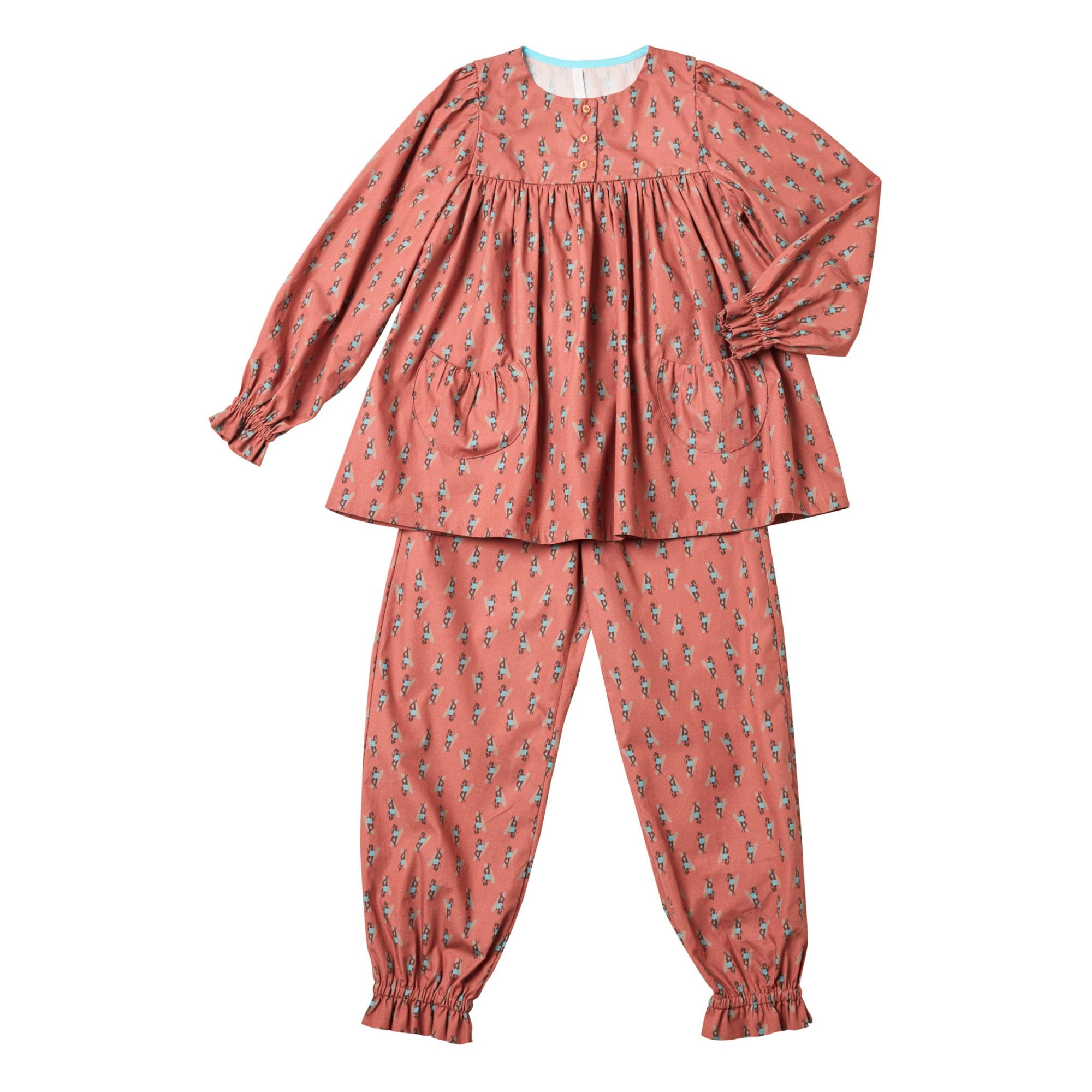Babychi - Vice Pyjama Set - Terracotta | Smallable