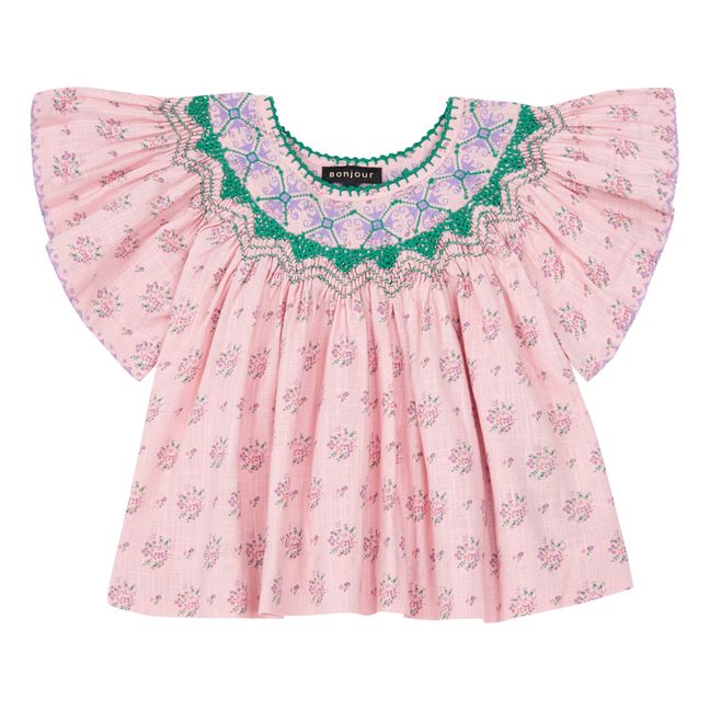 Simple Kids - Button-Up Blouse - Pink | Smallable