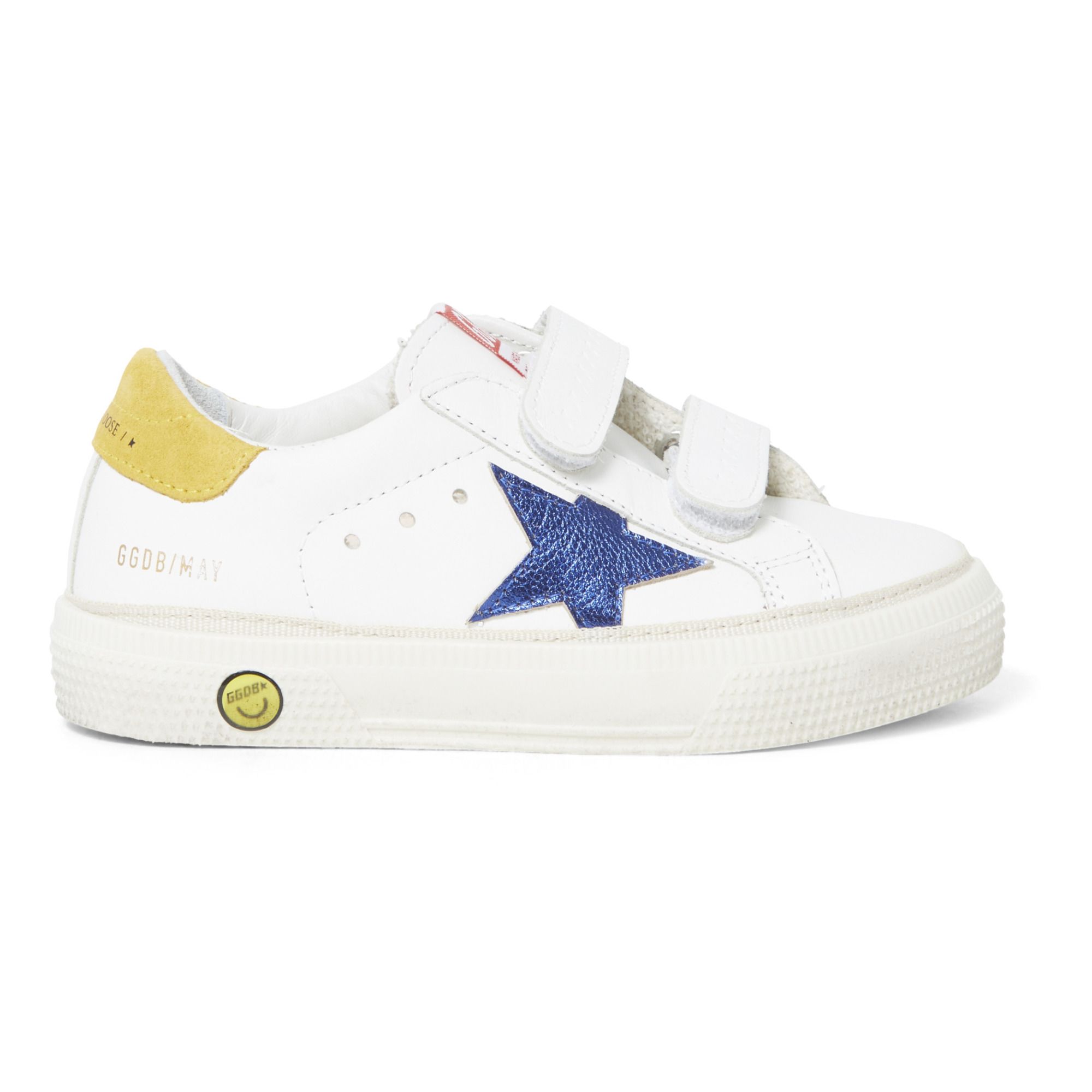 Golden Goose - May School Velcro Sneakers - Blue | Smallable