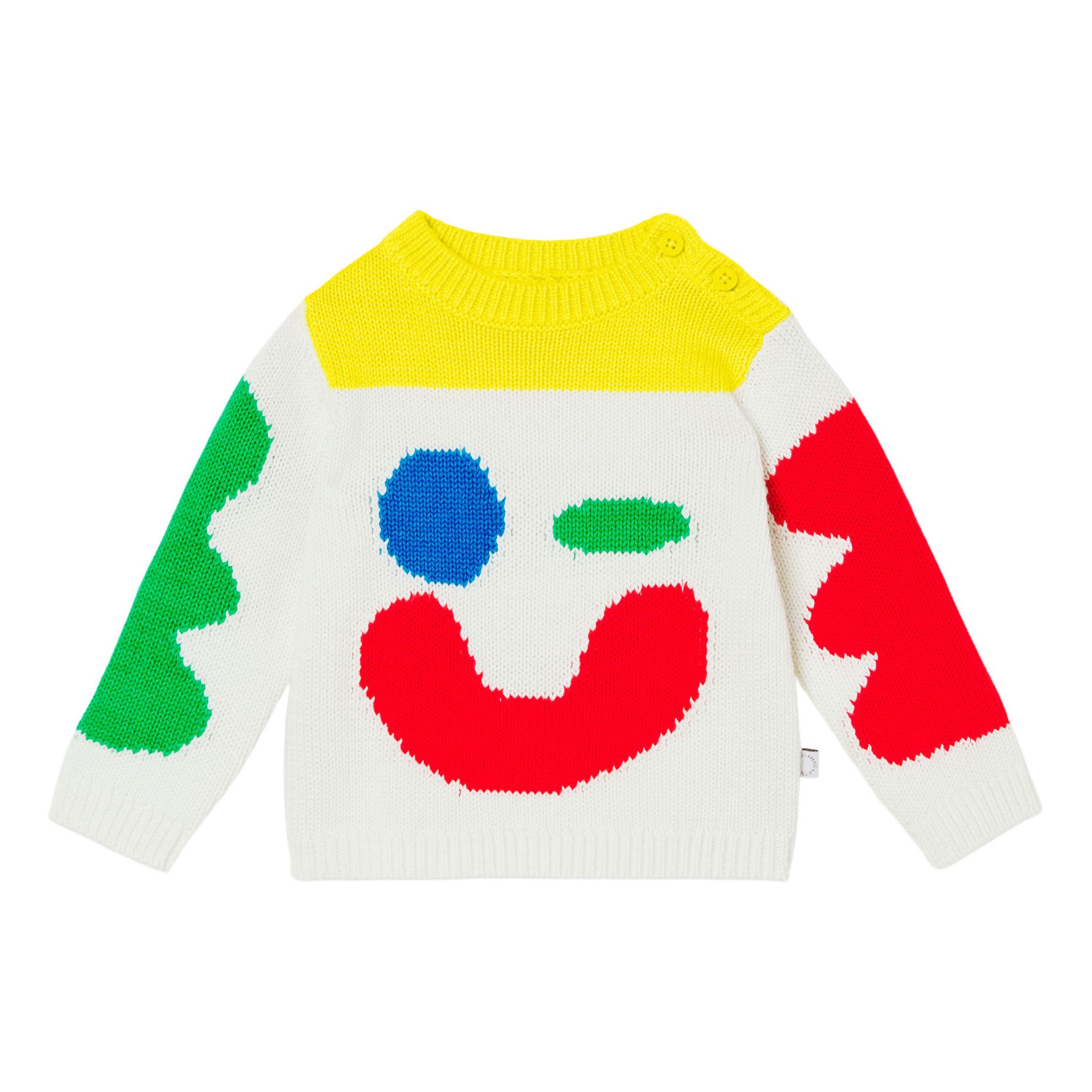 Stella McCartney Kids - Smile Knit Jumper - White | Smallable