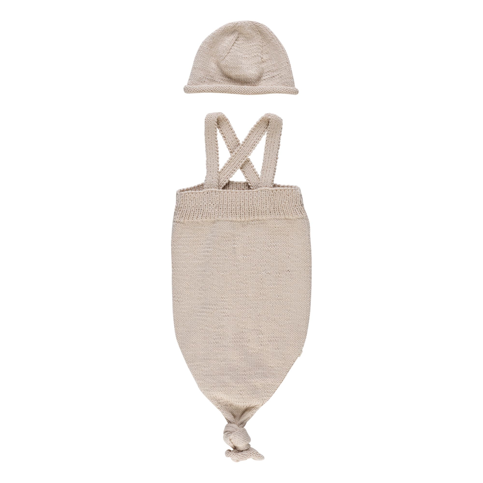 Möm(e) - Bento Organic Cotton Knitted Newborn Set - Ecru | Smallable