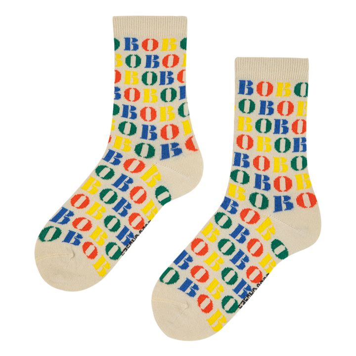 Bobo Choses - Bobo Long Socks - Ecru | Smallable