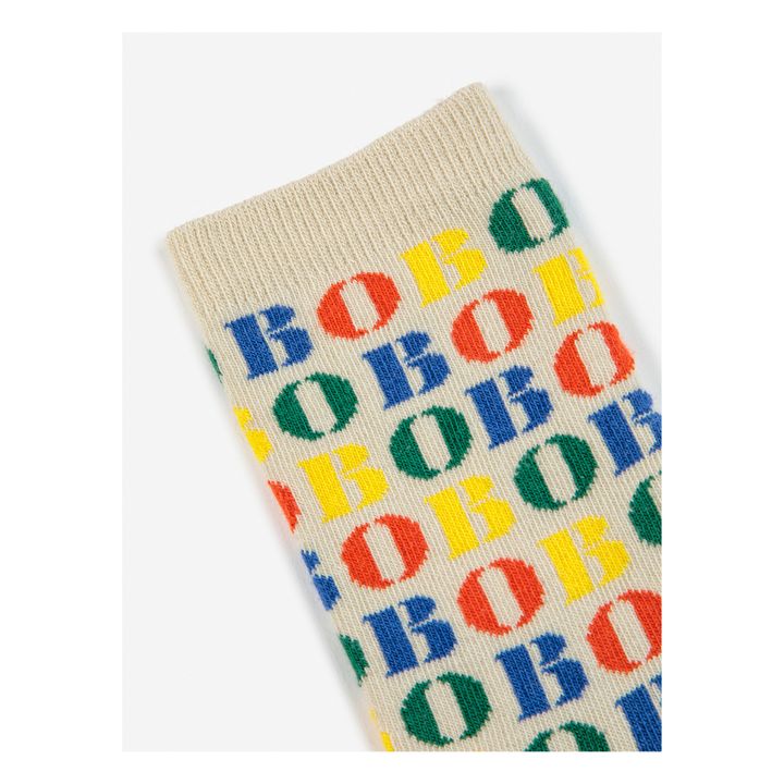 Bobo Choses - Bobo Long Socks - Ecru | Smallable