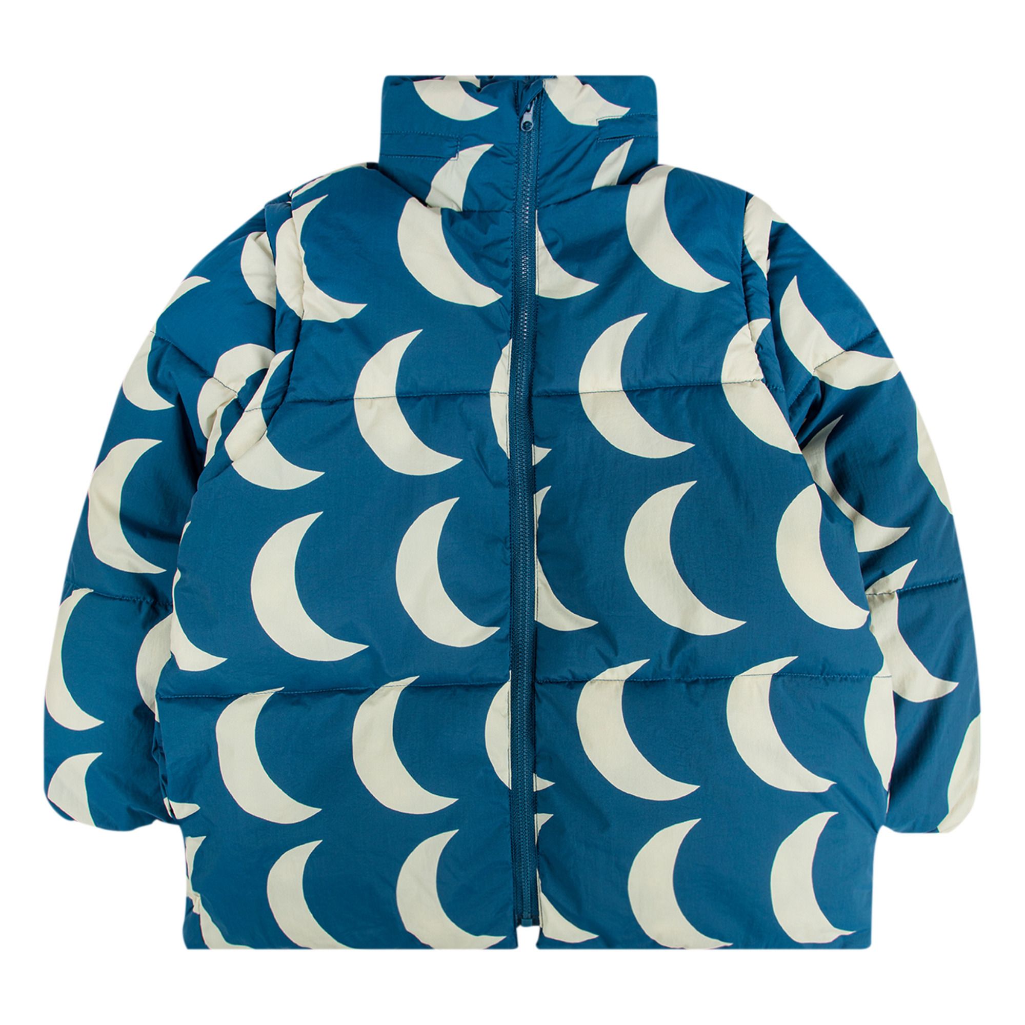 Bobo Choses - Recycled Material Moon Puffer Jacket - Blue | Smallable