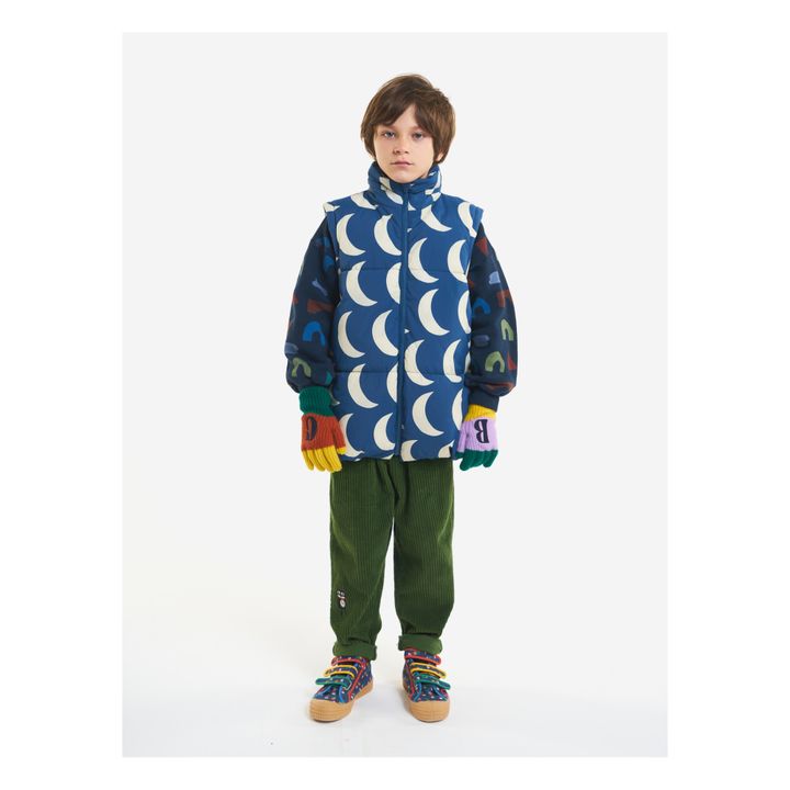 Bobo Choses - Recycled Material Moon Puffer Jacket - Blue | Smallable