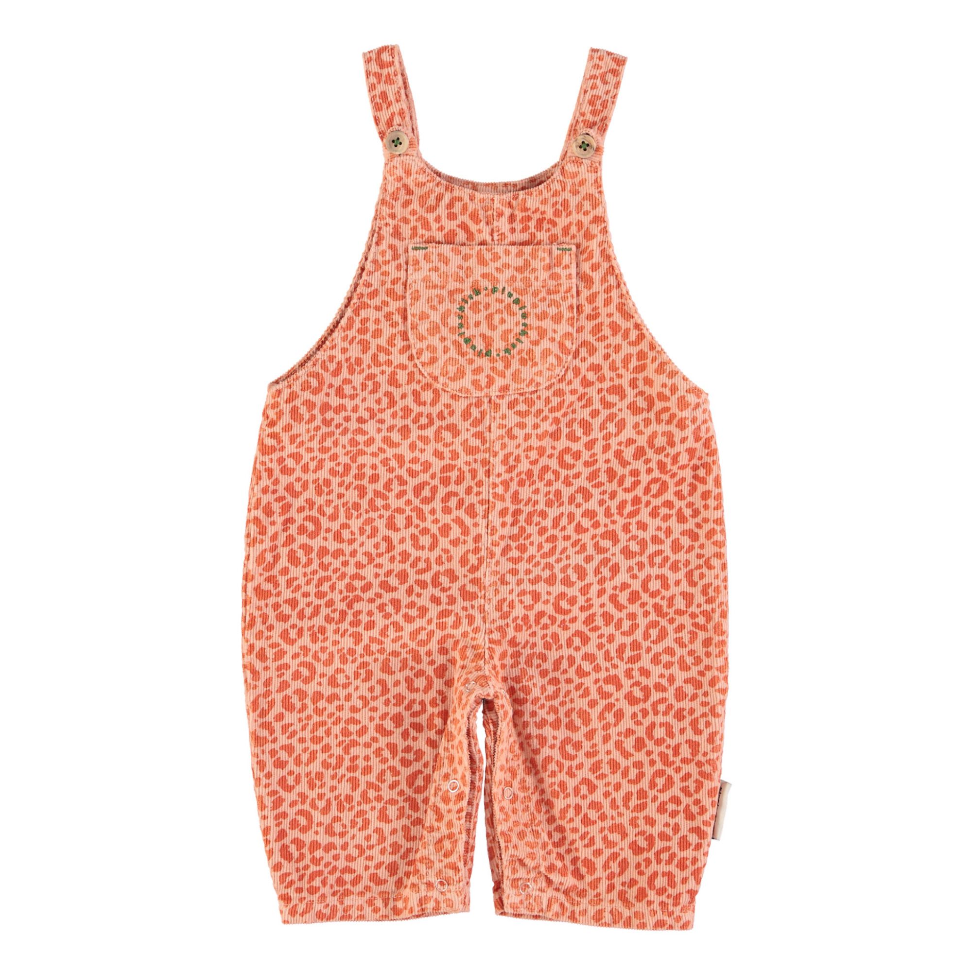 Leopard Print Overalls Pink Piupiuchick Fashion Baby