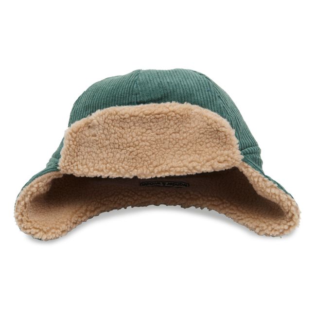 Mini Rodini - Recycled Polyester Faux Fur Trapper Hat - Orange | Smallable
