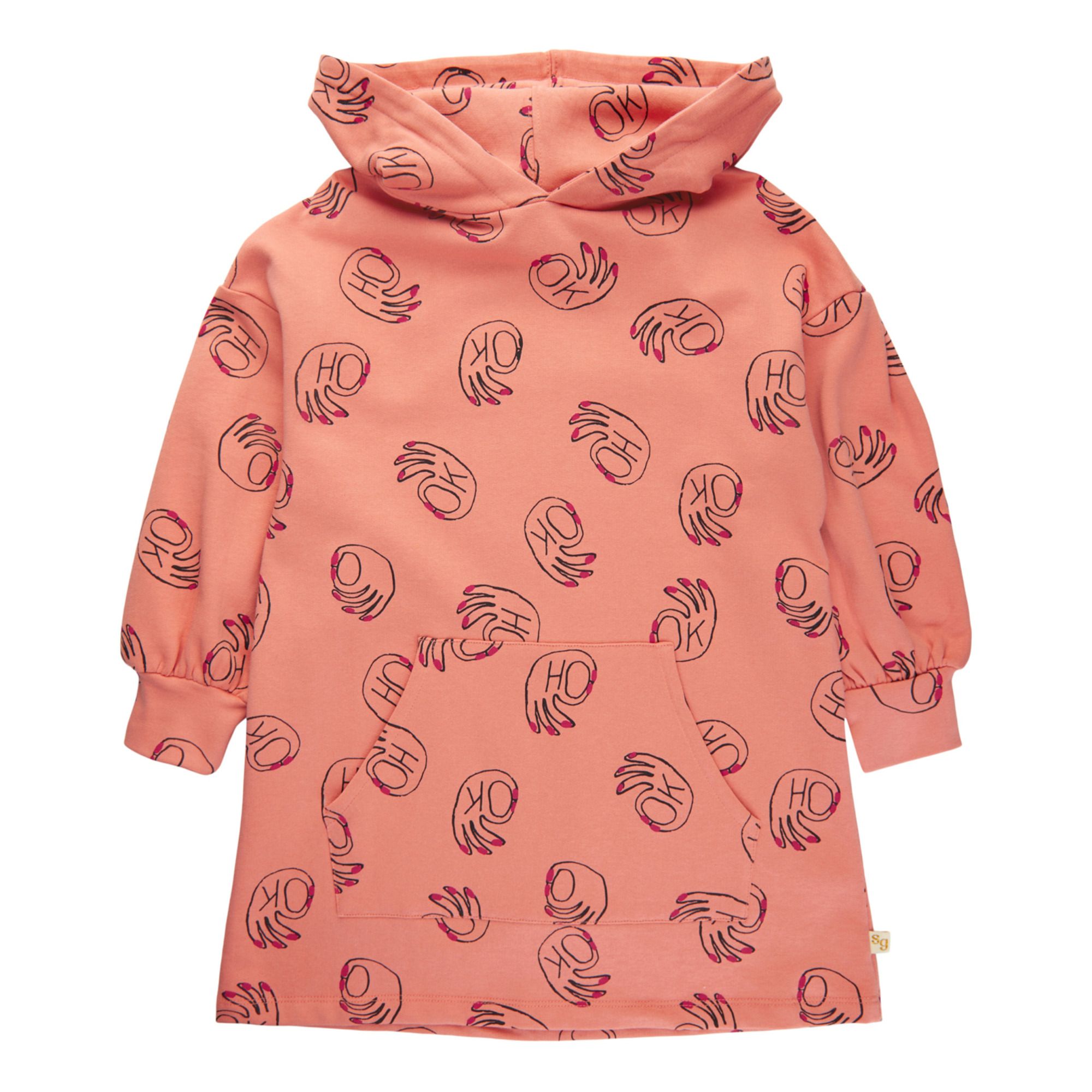 Robe à Capuche Kalani Rose Soft Gallery Mode Adolescent, Enfant