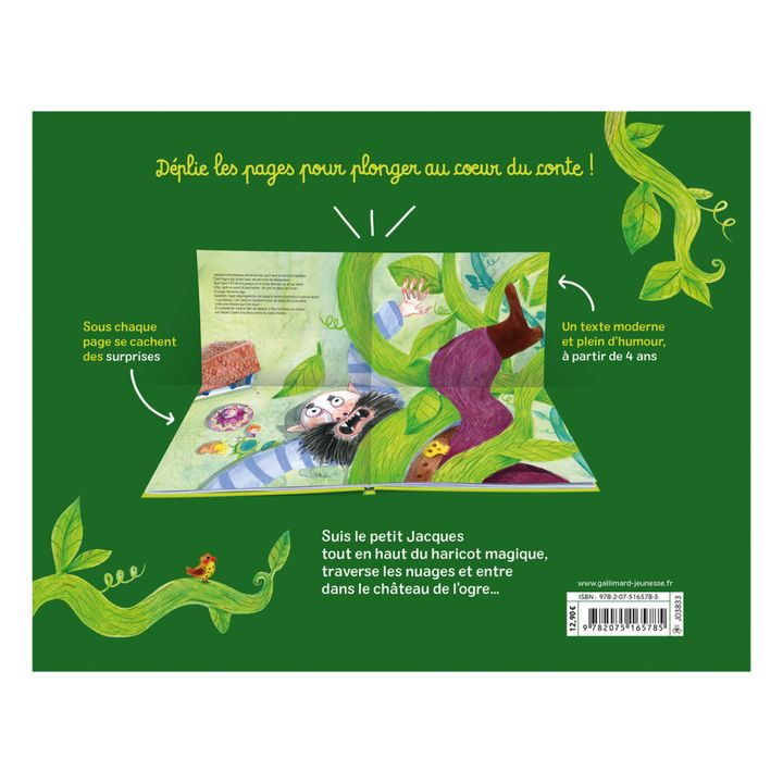 Gallimard Jeunesse - Jacques et le Haricot Magique Fold-Out Book - FR ...