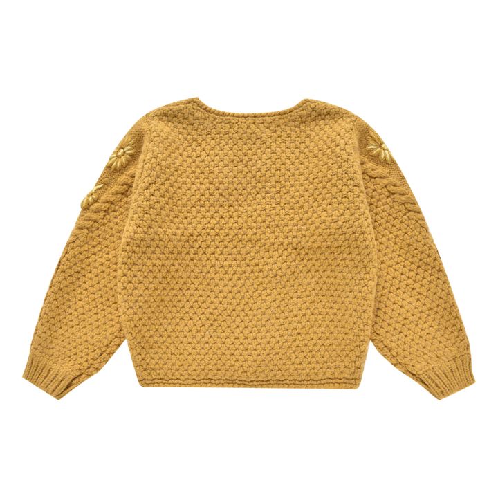 Louise Misha - Acacia Hand-Embroidered Jumper - Ochre | Smallable