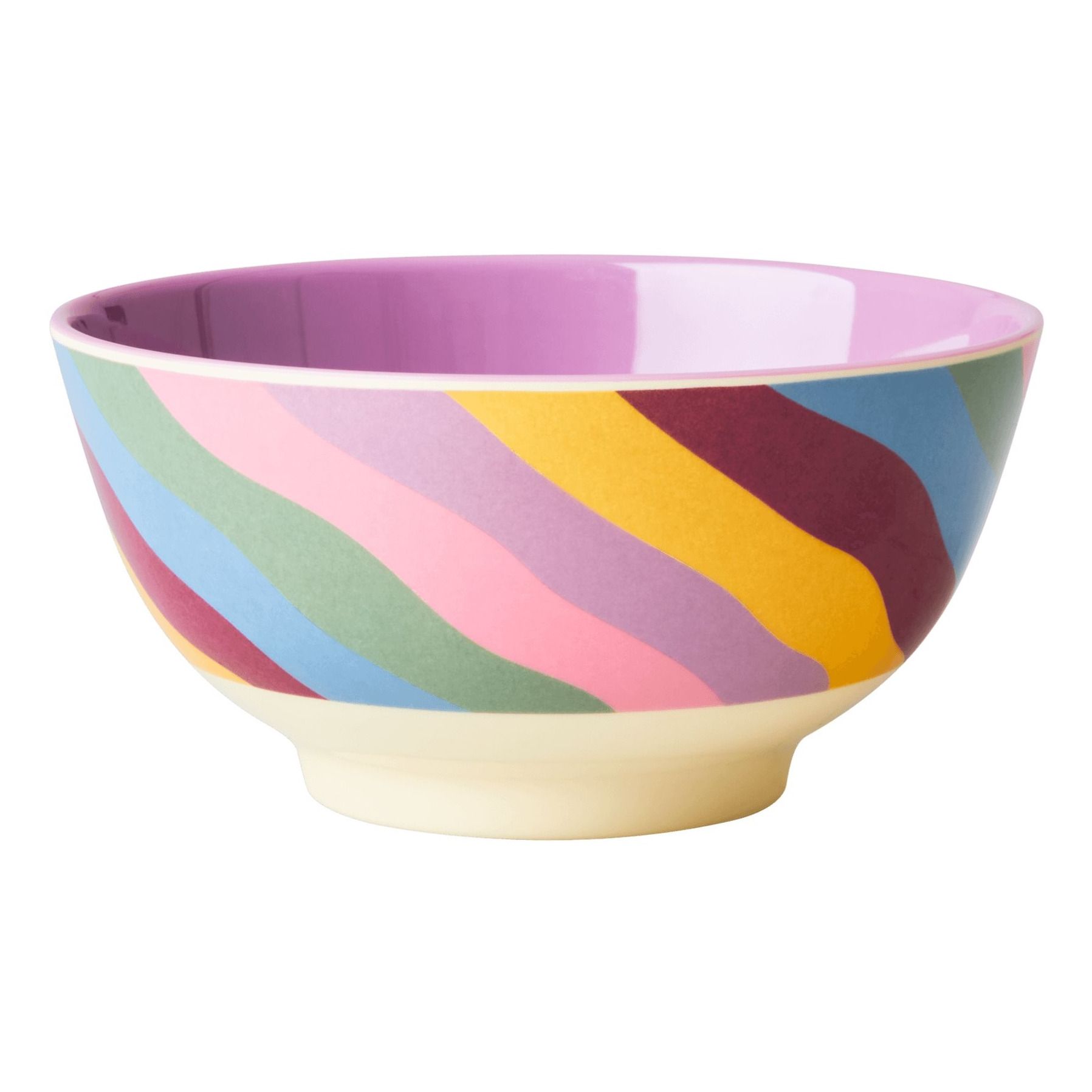 Funky Stripes Bowl Rice Design Adult