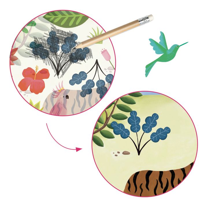 Djeco - Rub-On Transfer Creative Activity Kit | Smallable