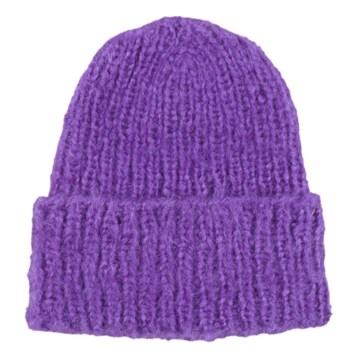 Silk Beanie Purple Karakoram Fashion Adult
