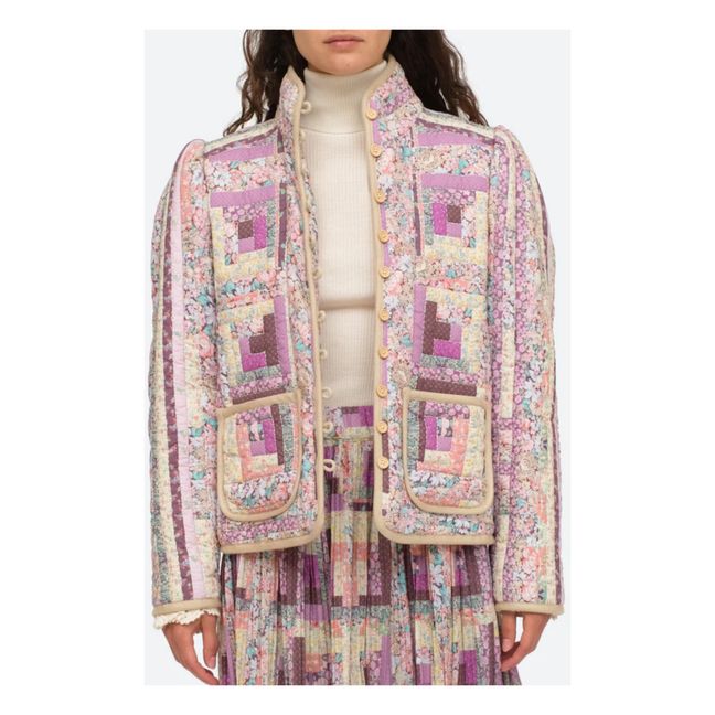 Forte Forte - Embroidered Quilted Jacket - Blood orange | Smallable