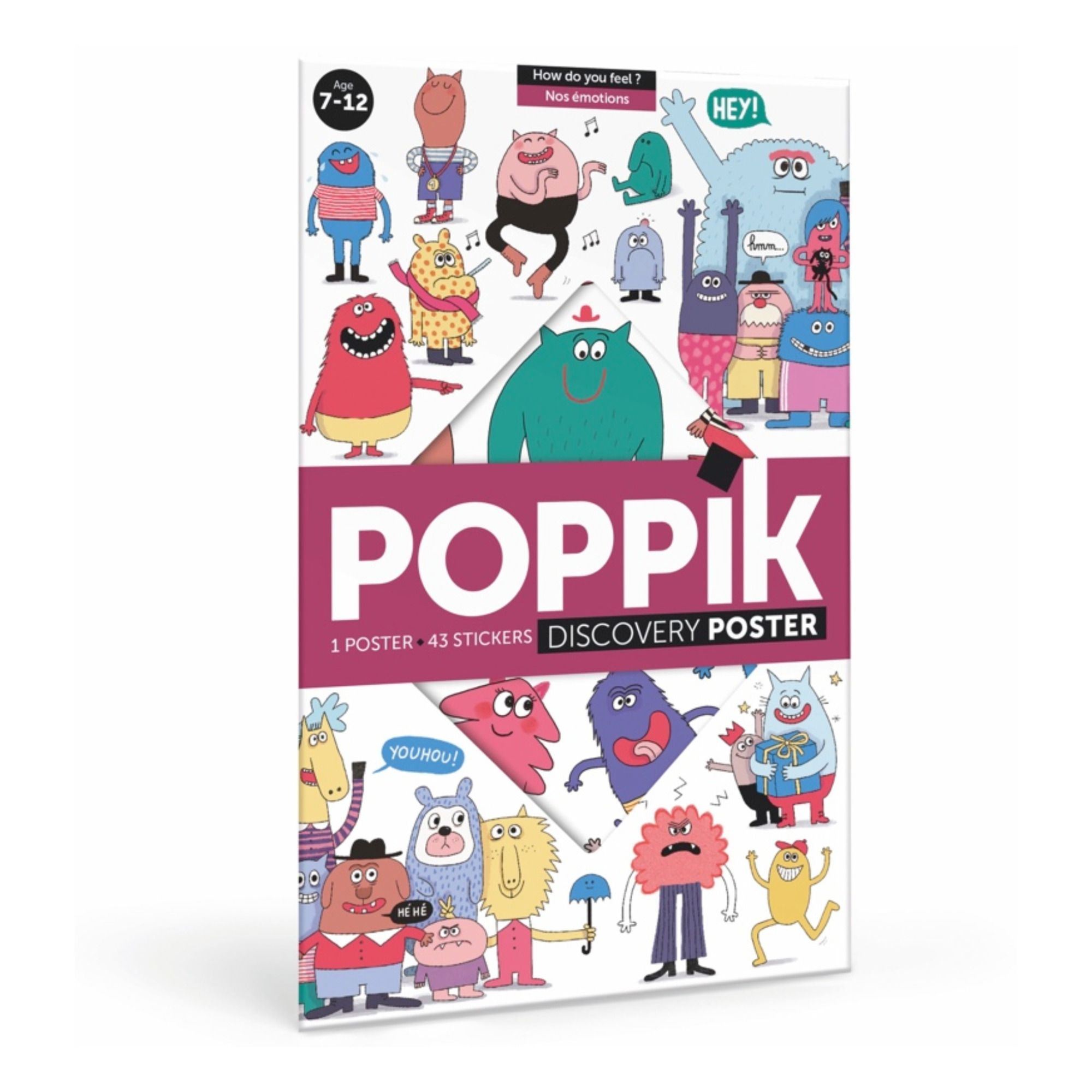 Poppik - Emotions Sticker Poster | Smallable