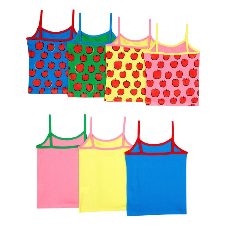 Apple Tank Tops - Set of 8 Red Stella McCartney Kids Fashion Teen, Children
