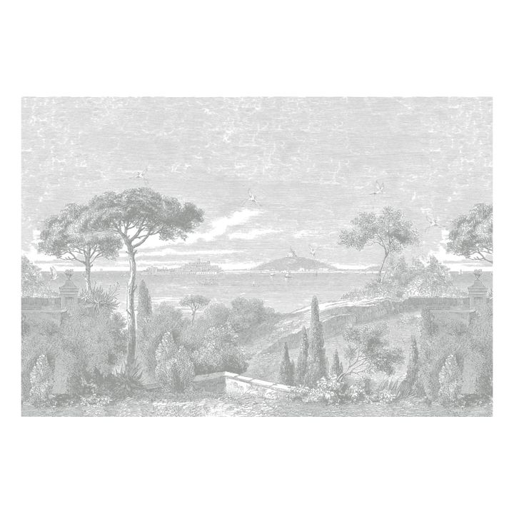 Fresque Bord de Mer Pack 3 - 3 lès Gris PaperMint Design Adulte
