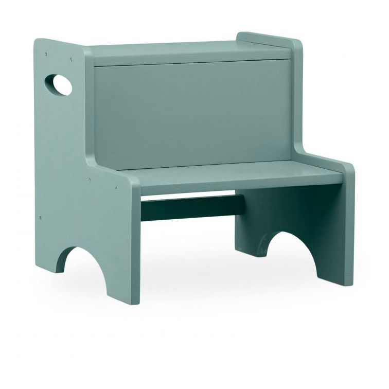 Nofred - Wooden Step Stool - Olive green | Smallable