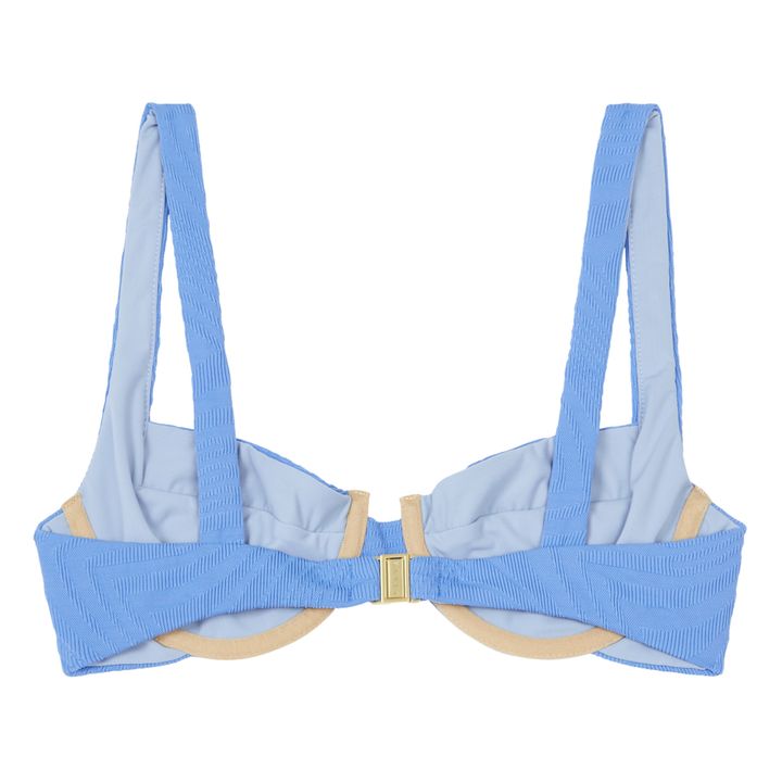Fella Swim - Casanova Textured Bikini Top - Blue | Smallable