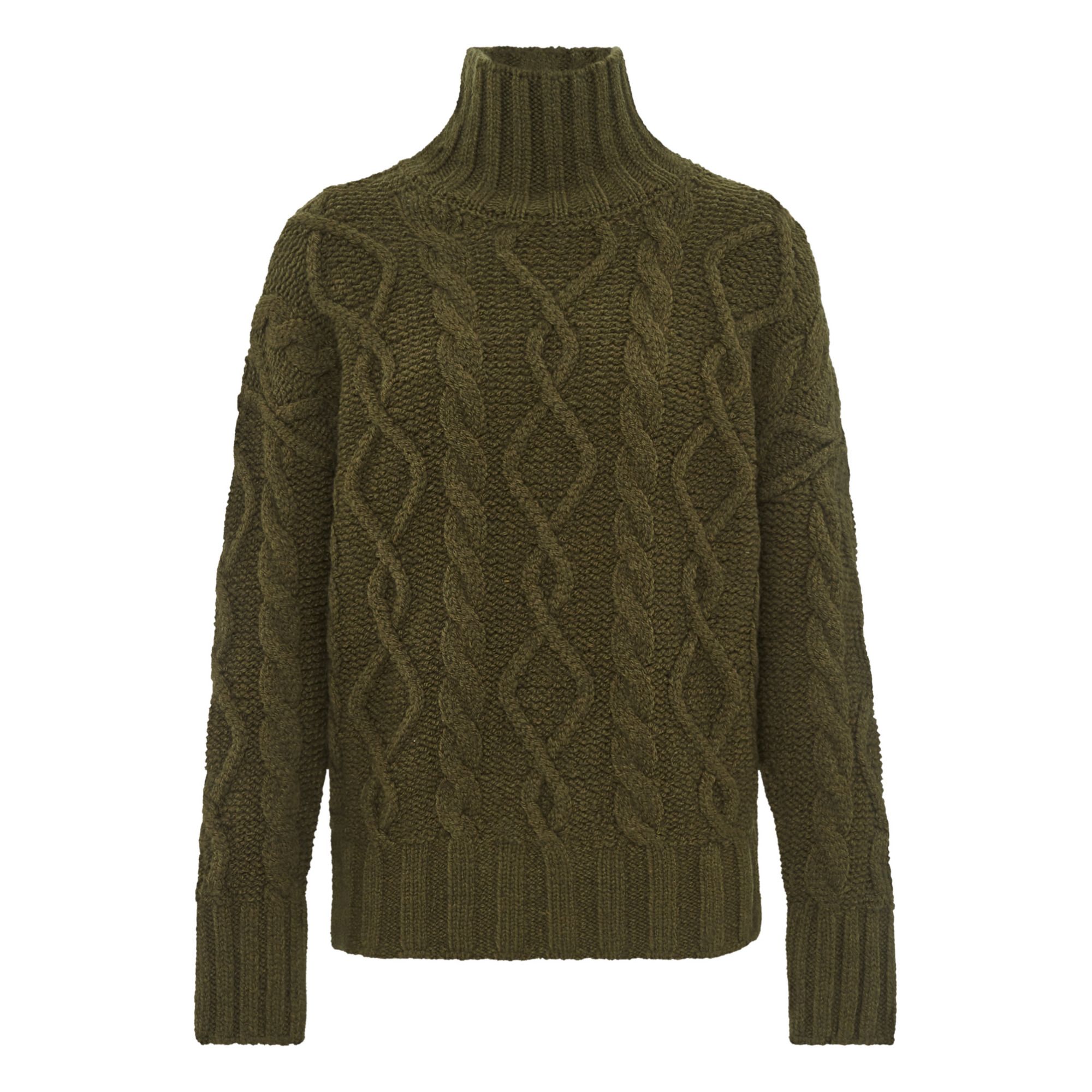 Vanessa Bruno - Pull Sahel - Vert kaki | Smallable