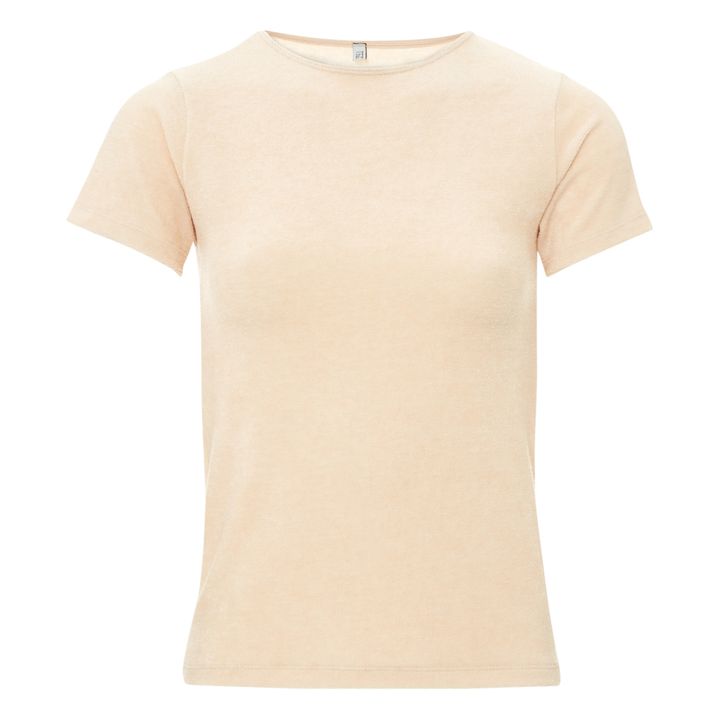 Baserange - Omo Cotton Terry Cloth T-shirt - Ecru | Smallable