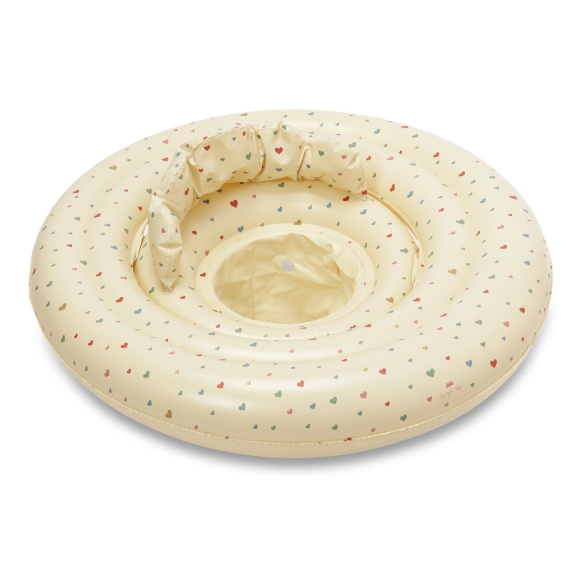 Konges Sløjd - Multi Hearts Inflatable Baby Seat Buoy | Smallable