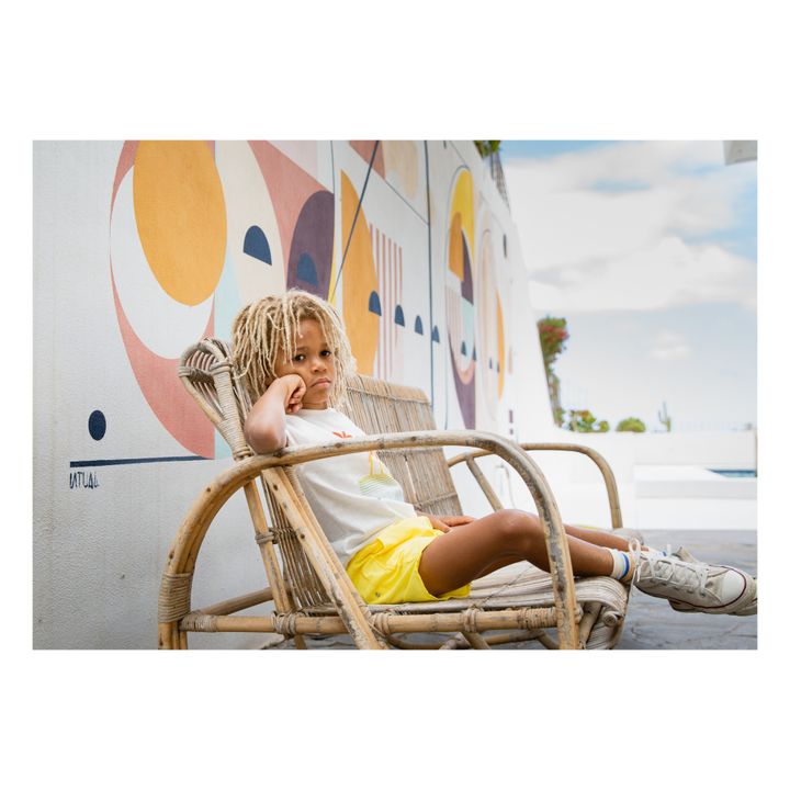 Hundred Pieces - Mid-Length Swim Trunks - Yellow | Smallable