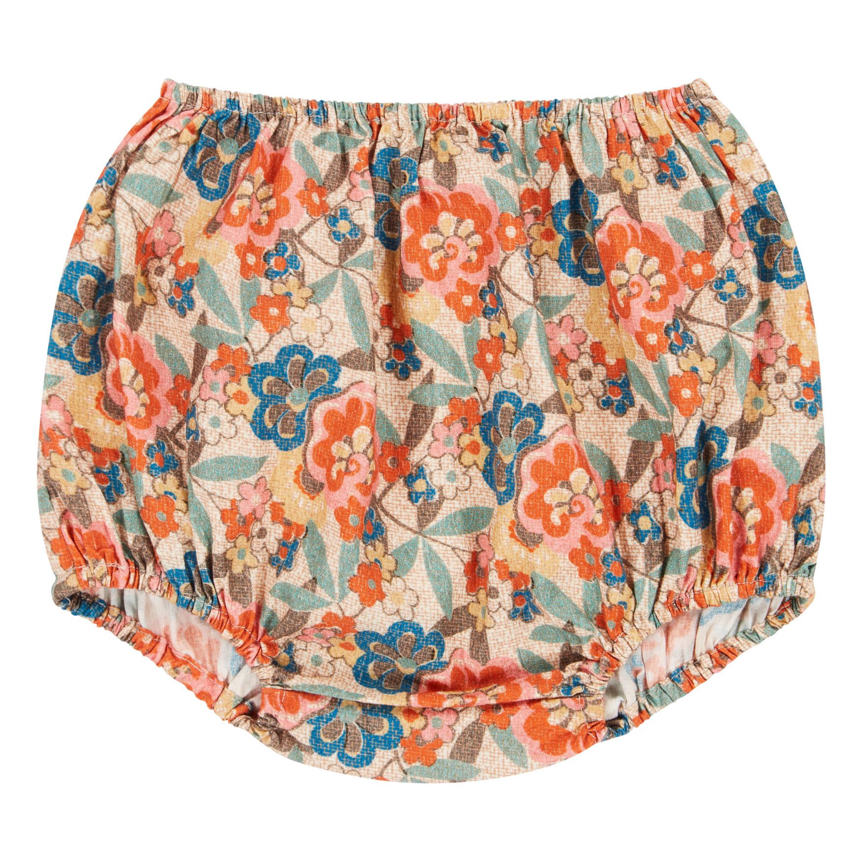 Caramel - Lotus Floral Bloomers - Orange | Smallable