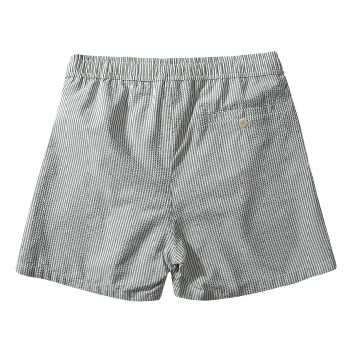 Edmmond Studios - Classic Seersucker Swim Shorts - Verdigris | Smallable