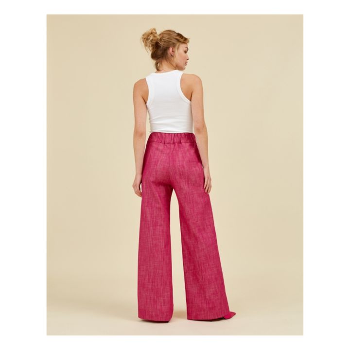 Sea Me Happy - Woody Jeans - Fuchsia | Smallable
