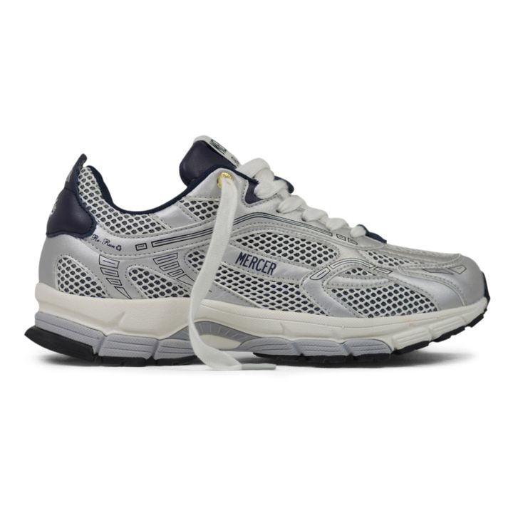 Mercer - Baskets The Re-Run Sport Cuir - Argenté | Smallable