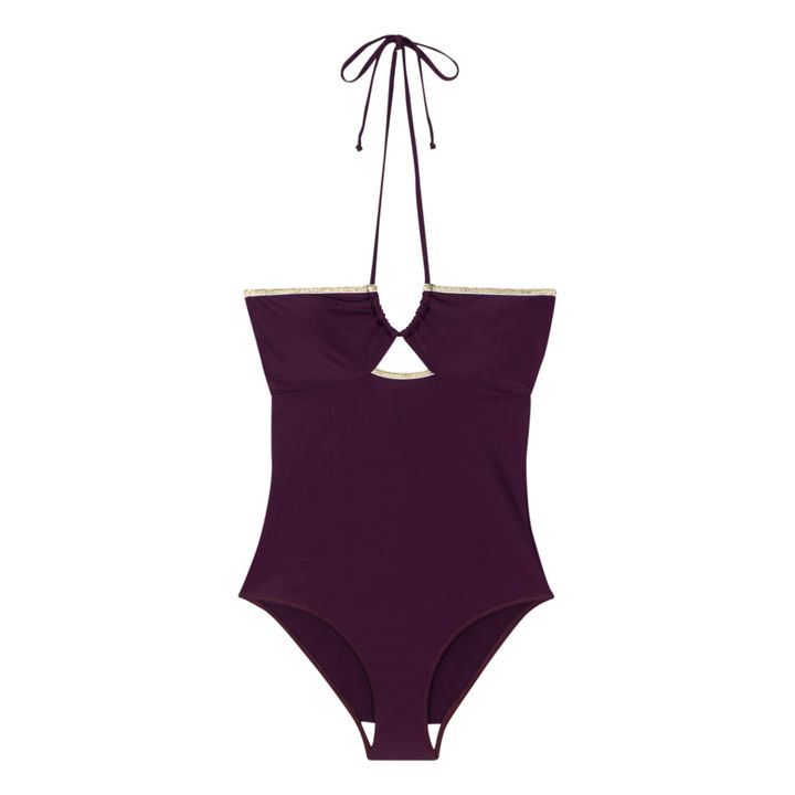 La Nouvelle - Mat One-piece Swimsuit - Plum | Smallable