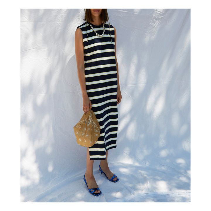 Roseanna - Robe Frizzirr Preppy - Bleu marine | Smallable