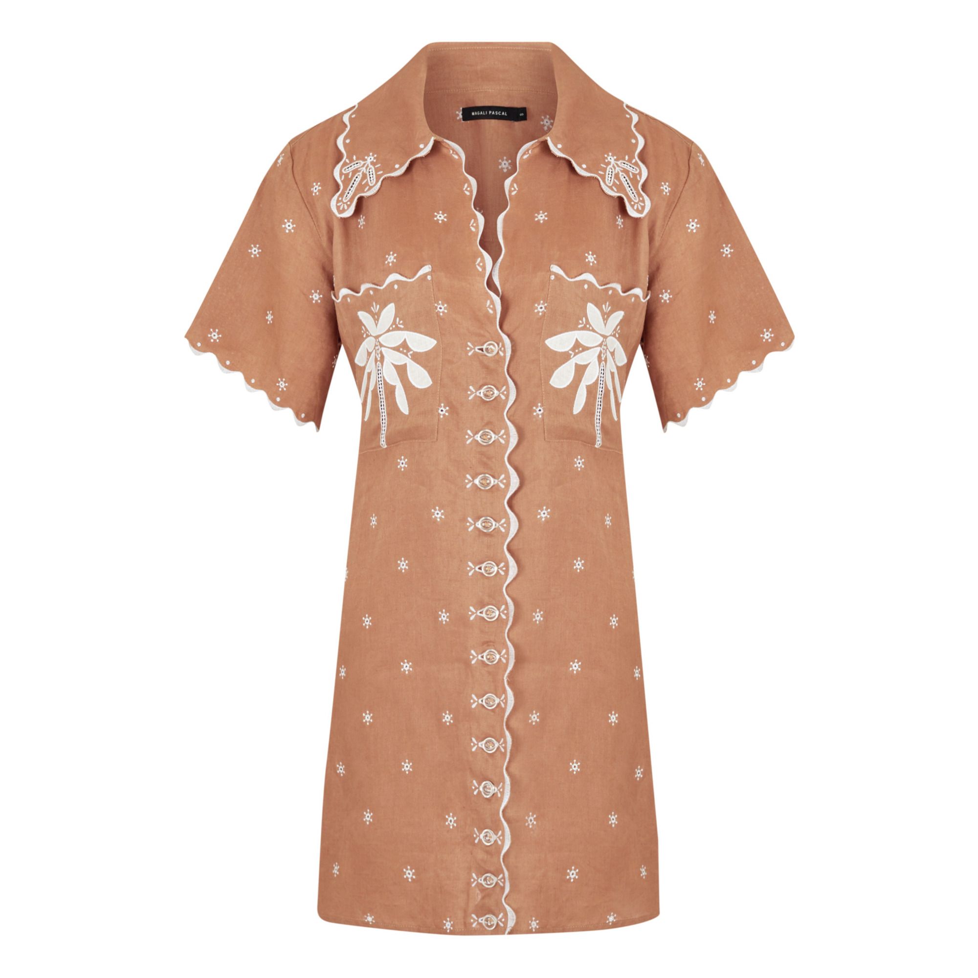 Magali Pascal - Robe Palmiere Lin - Amande | Smallable