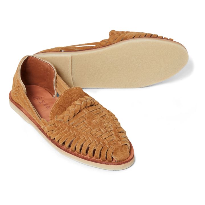 Mapache - Alegre Suede Sandals - Camel | Smallable